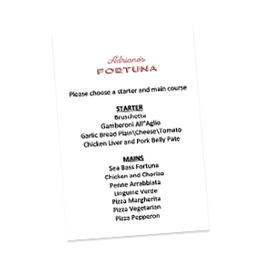 Menus - Fortuna Gosforth - Tapas, Platters, Pizzas and Pastas Sharers